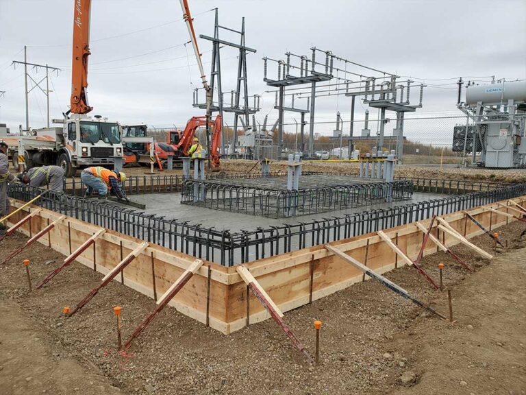 Altalink Concrete Transformer Foundation and Oil Containment - Forward ...